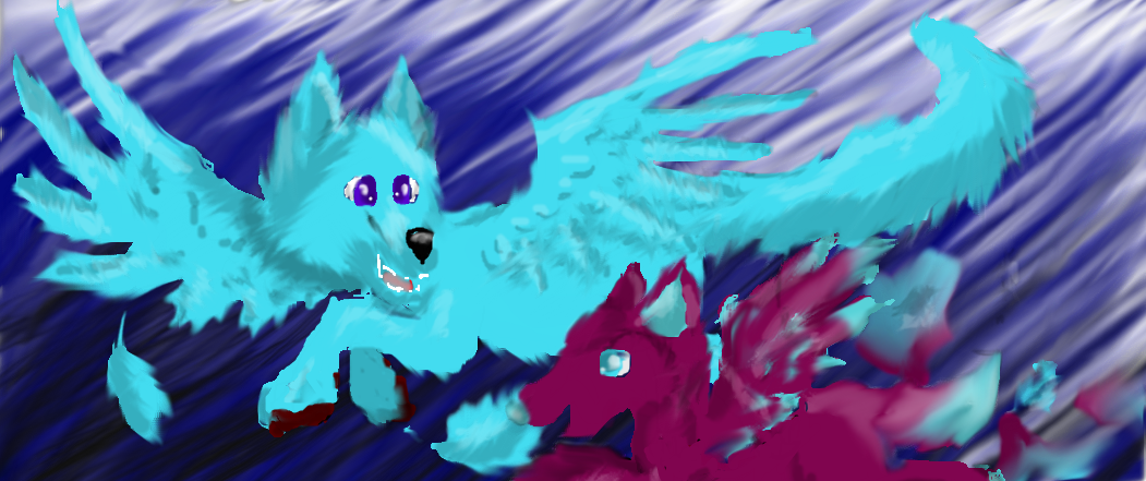 flying wolves by princessecadence on DeviantArt