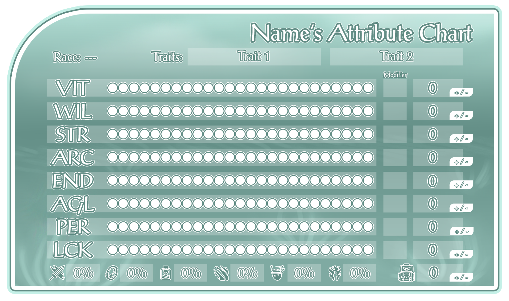 Blank Attribute Point Sheet by SorrinIceWraith on DeviantArt