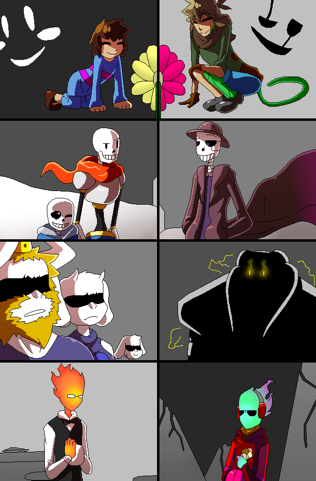 undertale v gastertale (OCs) by NoSaintsDawn on DeviantArt