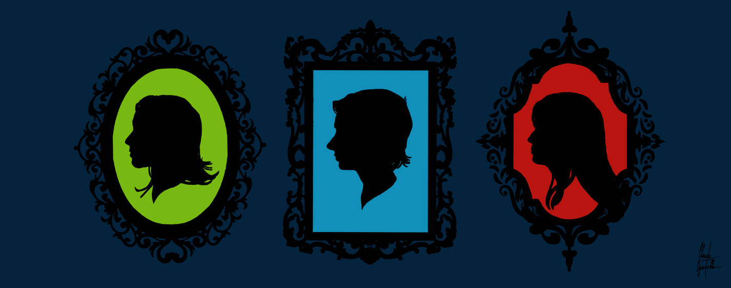 Black profile portrait Trefolo by Angiecla on DeviantArt