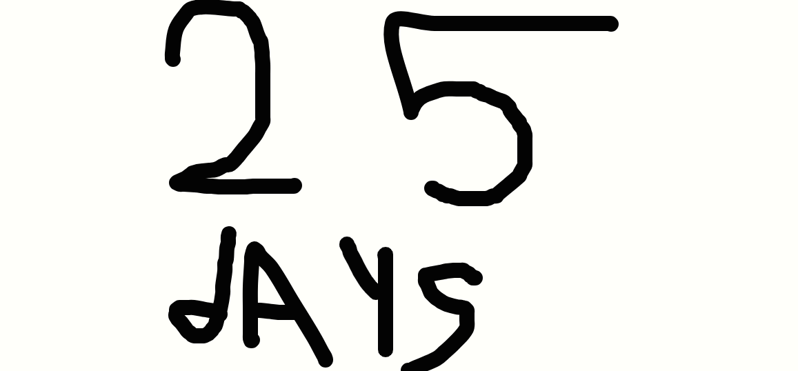 25 days to go! by IHAVEDONUTSAHA on DeviantArt