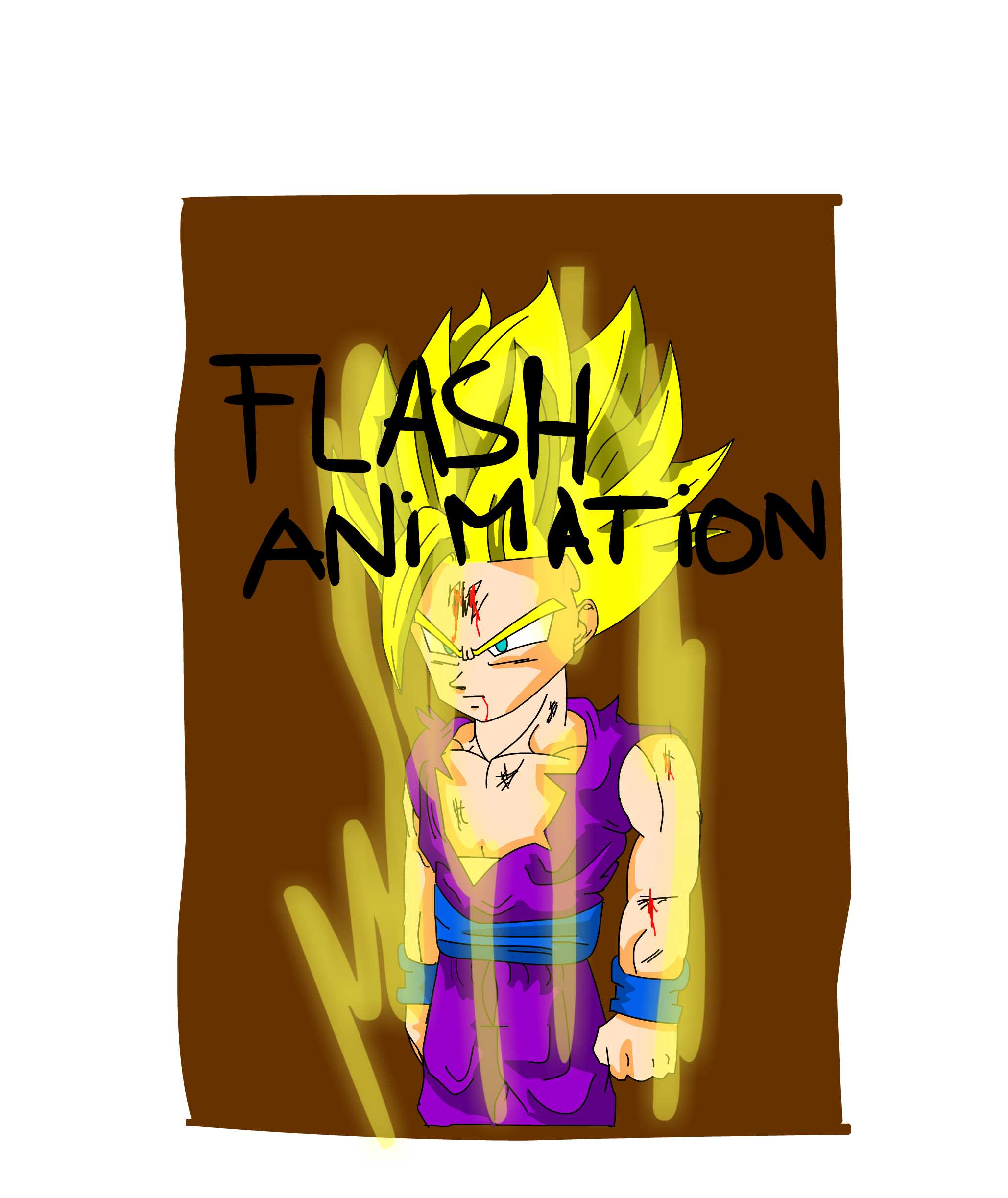 Gohan ssj2 animation with neon effect by sonikhedhog on DeviantArt