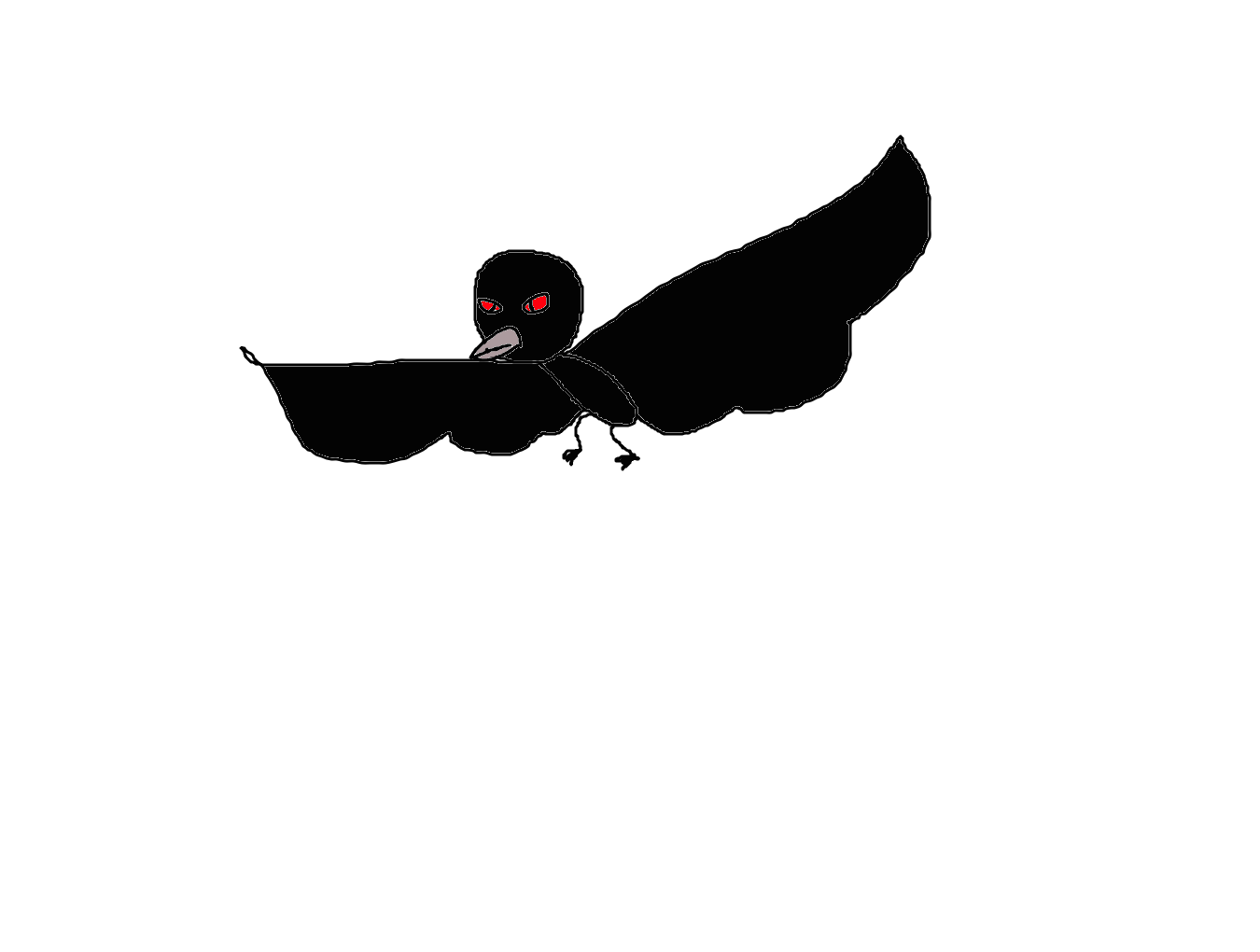 Crowina (crow form) by Kirakiradolls on DeviantArt