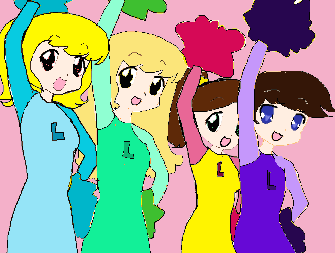 The Loud House Lucky Star style Cheerleaders by Kirakiradolls on DeviantArt