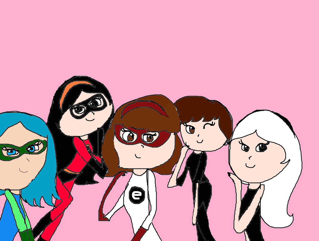 The Incredibles femmes by Kirakiradolls on DeviantArt