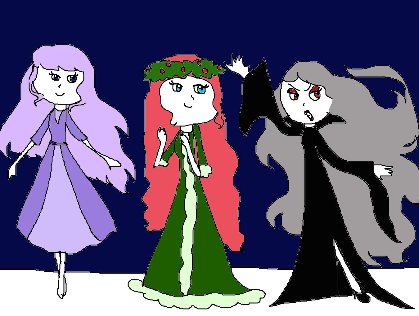 The Christmas Ghosts by Kirakiradolls on DeviantArt