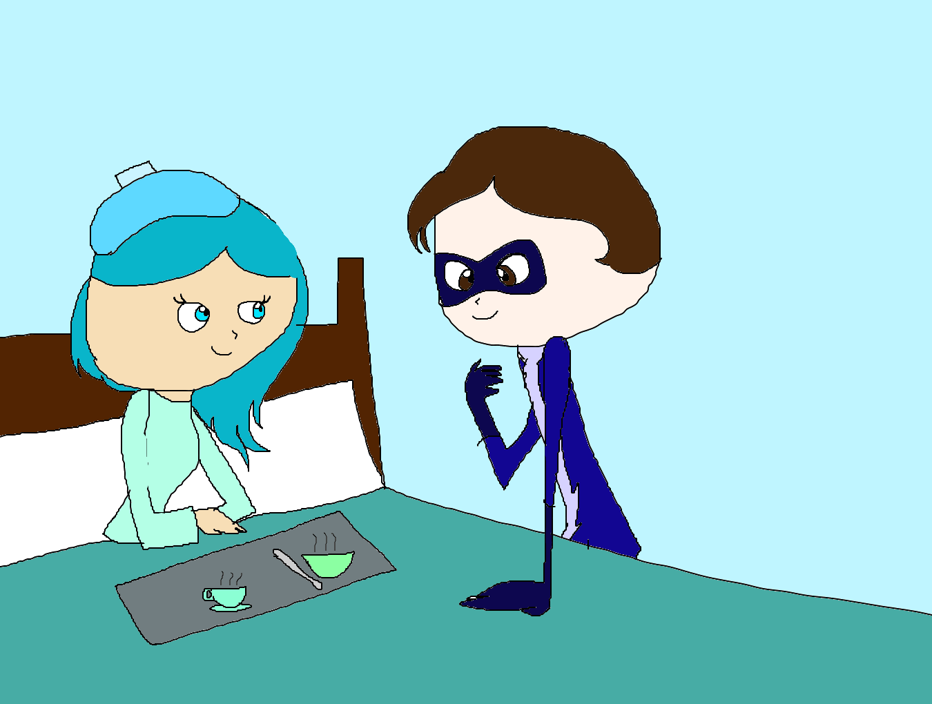 He-Lectrix visits his love by Kirakiradolls on DeviantArt