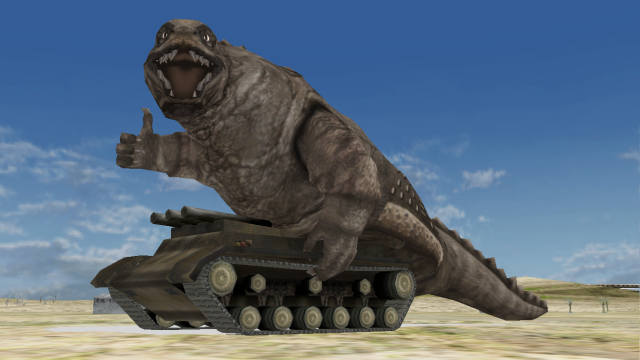 [MMD DL] Ultra Kaiju - Dinosaur Tank by BigJohnnyCool on DeviantArt