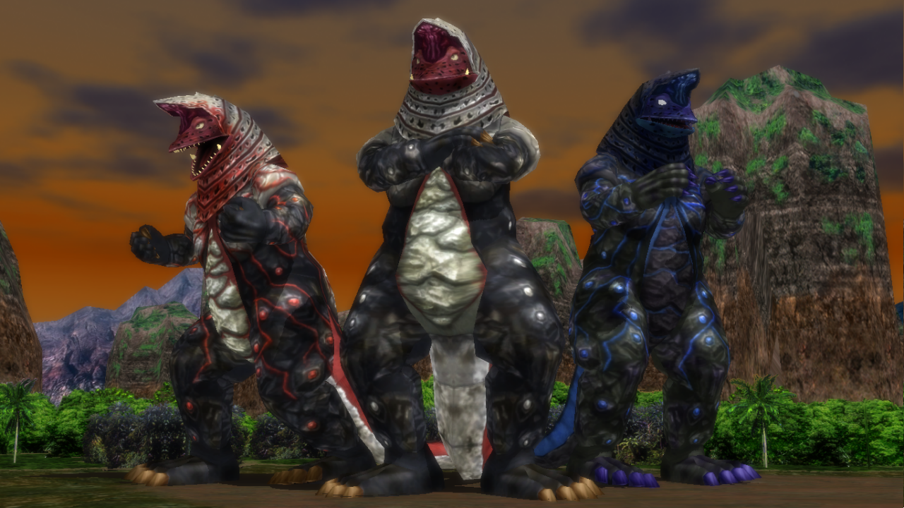 [MMD DL] Ultra Kaiju - Golza + Fire + Gorg Fire by BigJohnnyCool on DeviantArt