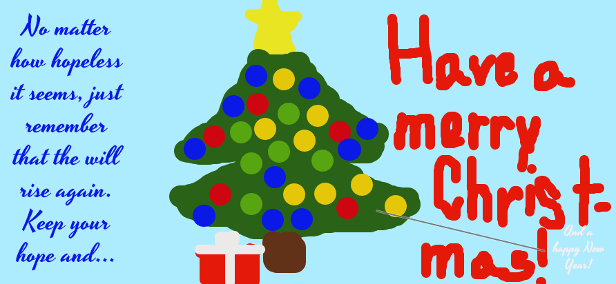 A Christmas Card for a Hospital Patient by blackcanarybop11 on DeviantArt