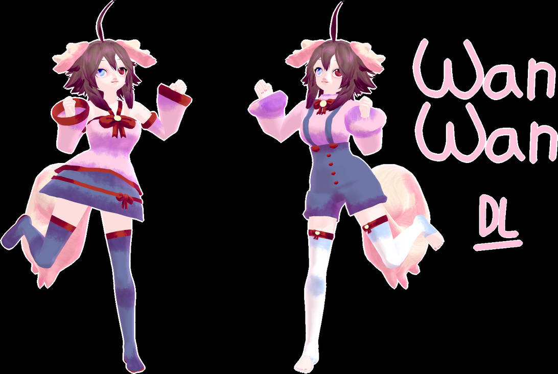 MMDARMY MASCOT: WanWan DL by NyxQuentiam on DeviantArt