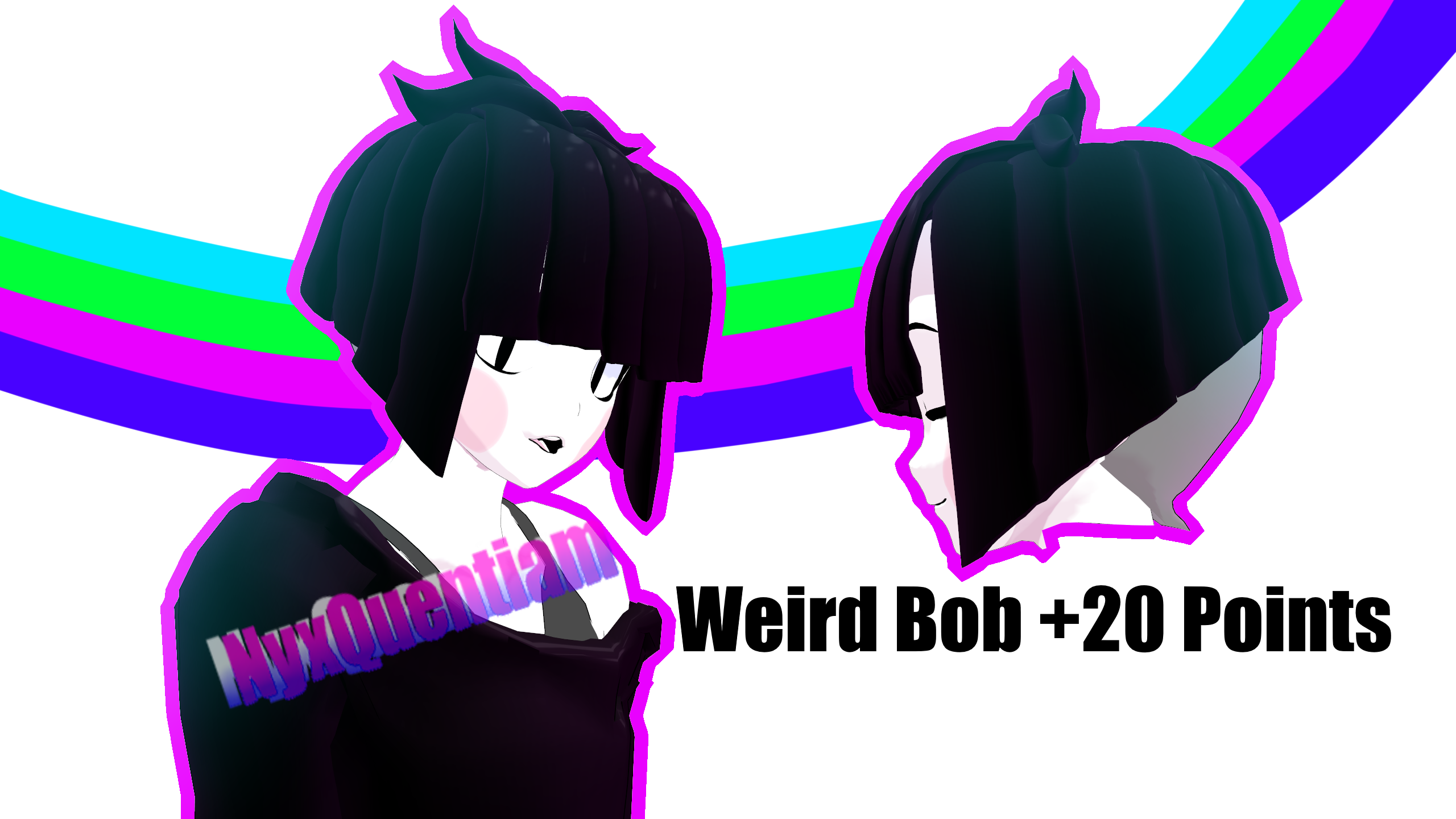 MMD| Weird Bob Hair +20 PT Dl! by NyxQuentiam on DeviantArt