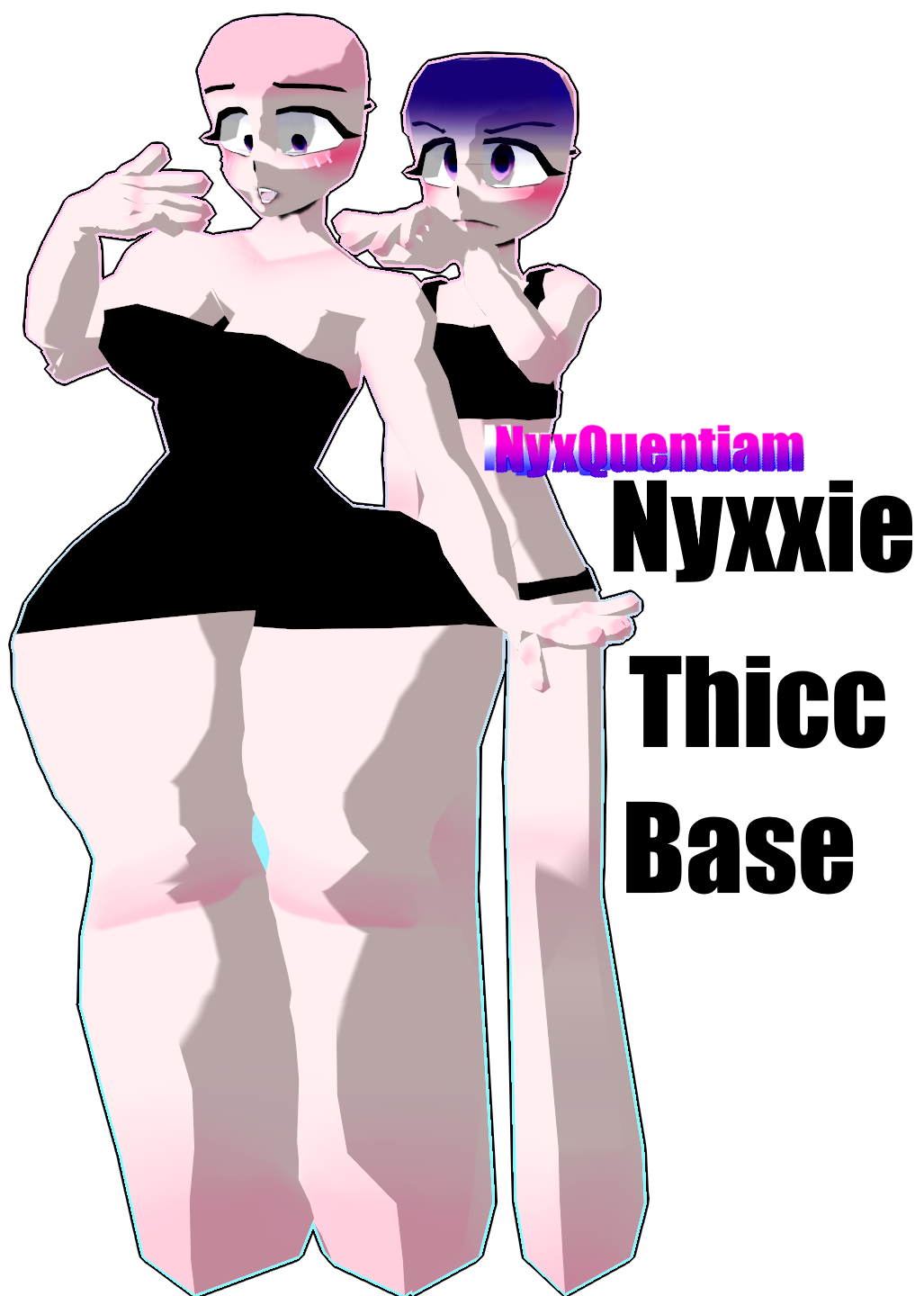 MMD| Nyxxie Base Thicc VER. DL by NyxQuentiam on DeviantArt