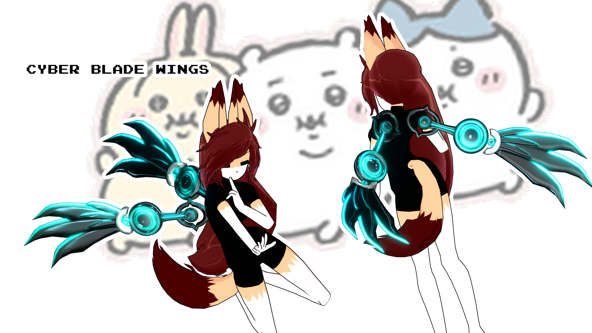 MMD| Cyber Blade Wings +DL by NyxQuentiam on DeviantArt