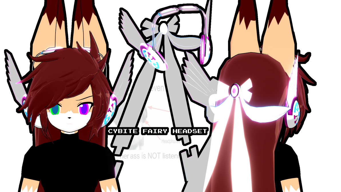 MMD| Cybite Fairy Headset + DL by NyxQuentiam on DeviantArt