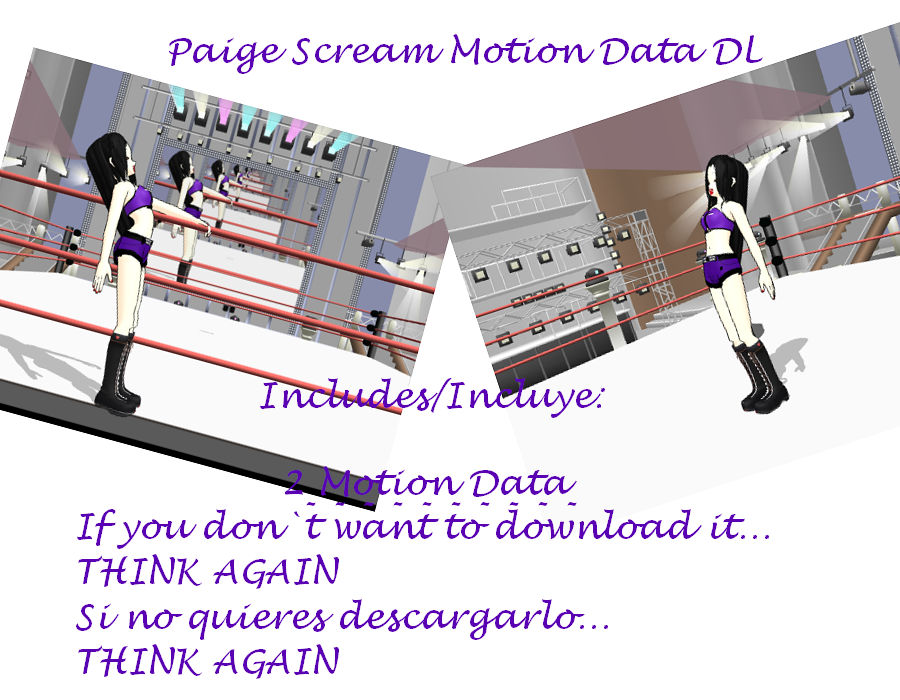Paige Scream Motion Data DL by JadeEdenCDM on DeviantArt Paige Scream Motion Data DL by JadeEdenCDM on DeviantArt