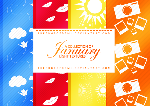 January: Light Textures by TheEdgeOfDemi on DeviantArt