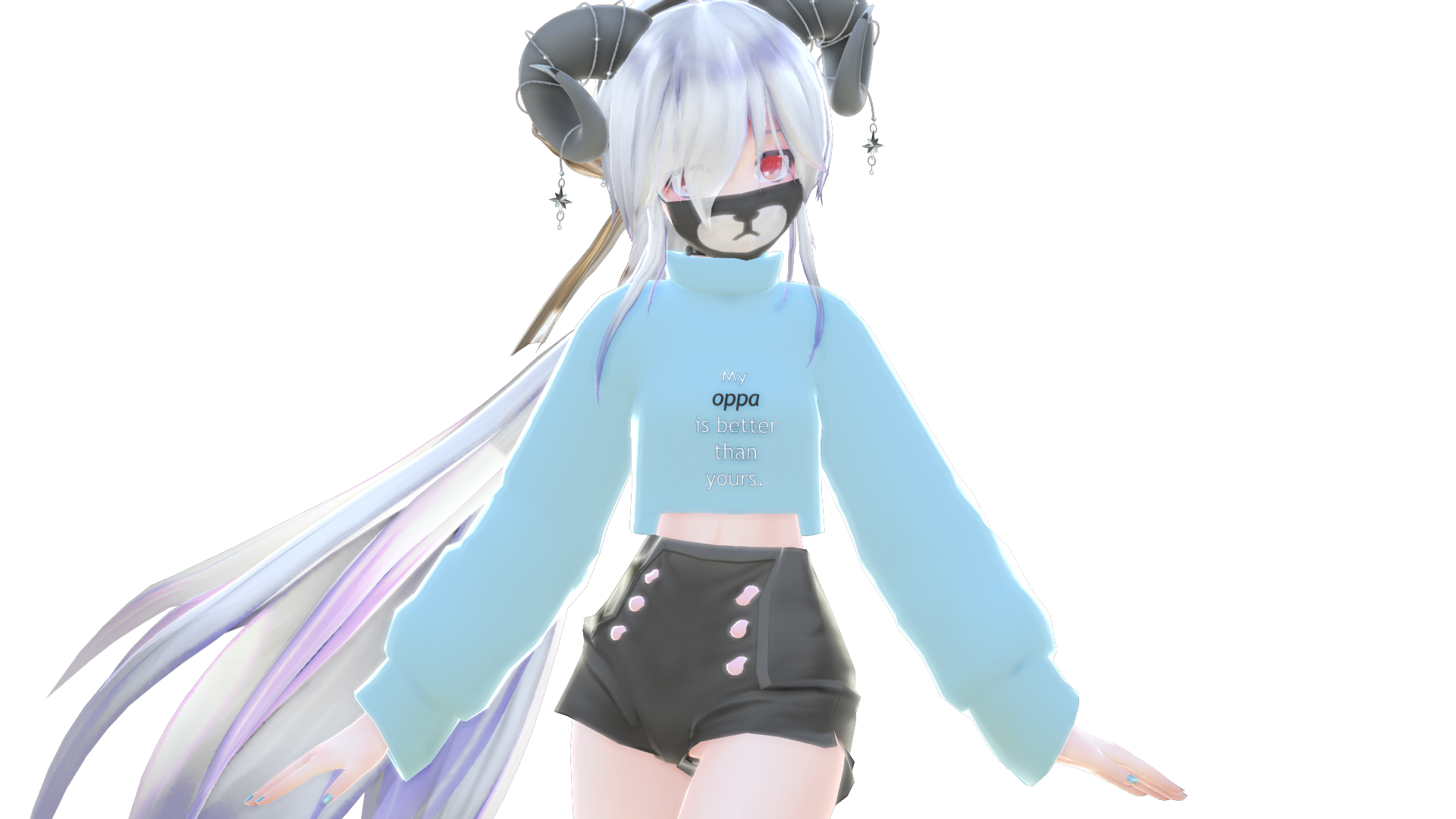 Mmd Tda Fan Haku By Yowanehaku945 On Deviantart