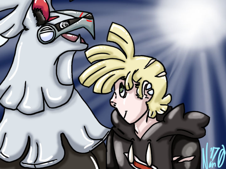 Gladion 'n Silvally by nan0tyrannus on DeviantArt