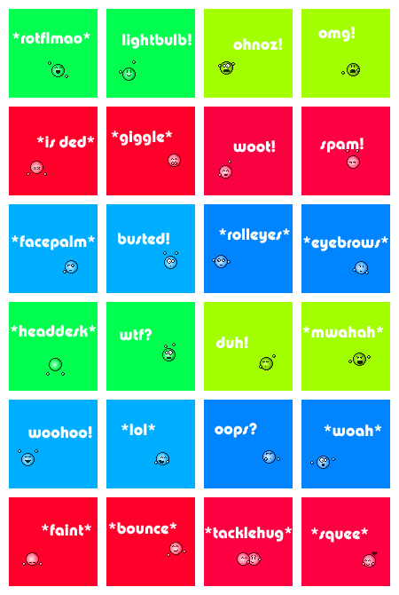 emoticon text icons by mercscilla on DeviantArt