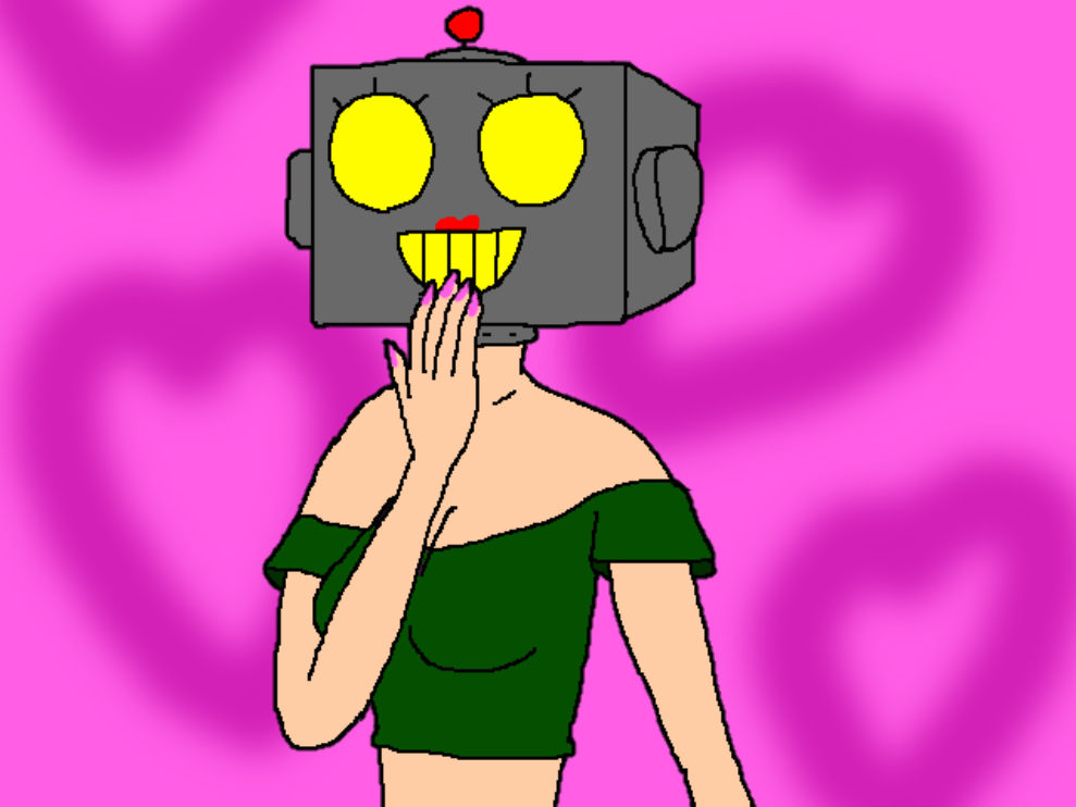 Beautiful Girl With Robot Head by samuel600 on DeviantArt