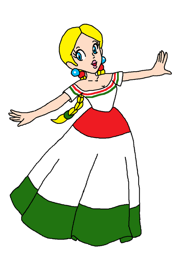 Mexican Princess Peach by samuel600 on DeviantArt