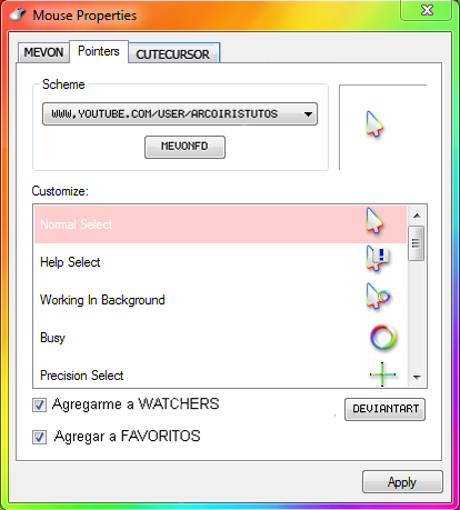 Aero rainbow by MevonFD on DeviantArt