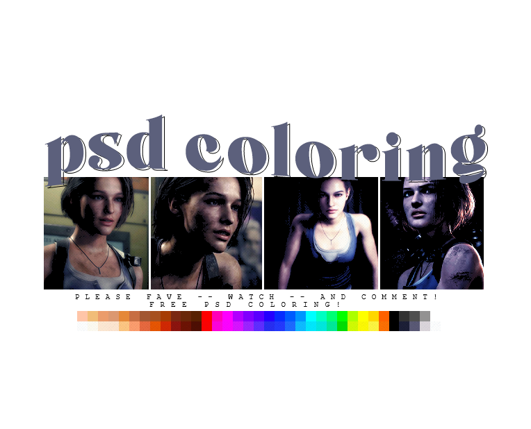 PSD Coloring #85: RE3R by xxblackstars on DeviantArt