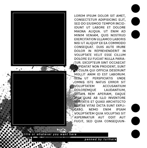Graphic RP Template: Smoke 'n' Mirrors by xxblackstars on DeviantArt
