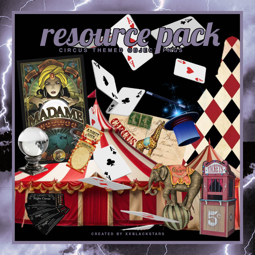 The Circus Object PNG Pack by xxblackstars on DeviantArt