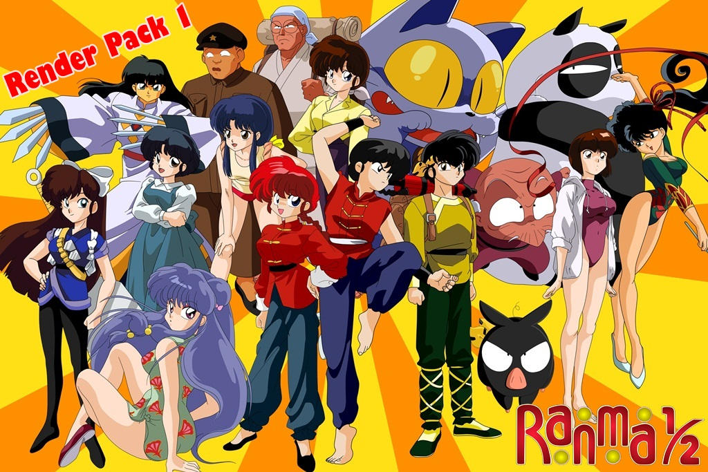 Render Pack 1 - Ranma One-Half by el-maky-z on DeviantArt