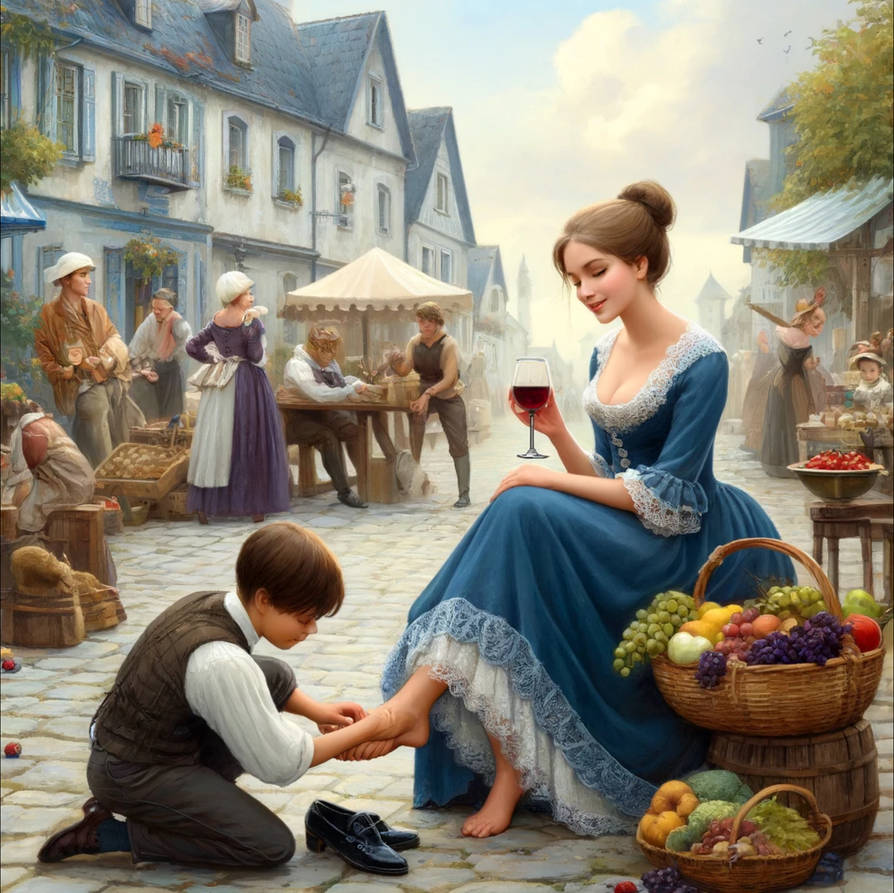 Foot rub by Shoepolisher on DeviantArt