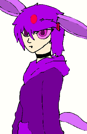 human espeon by BlueTipShady on DeviantArt