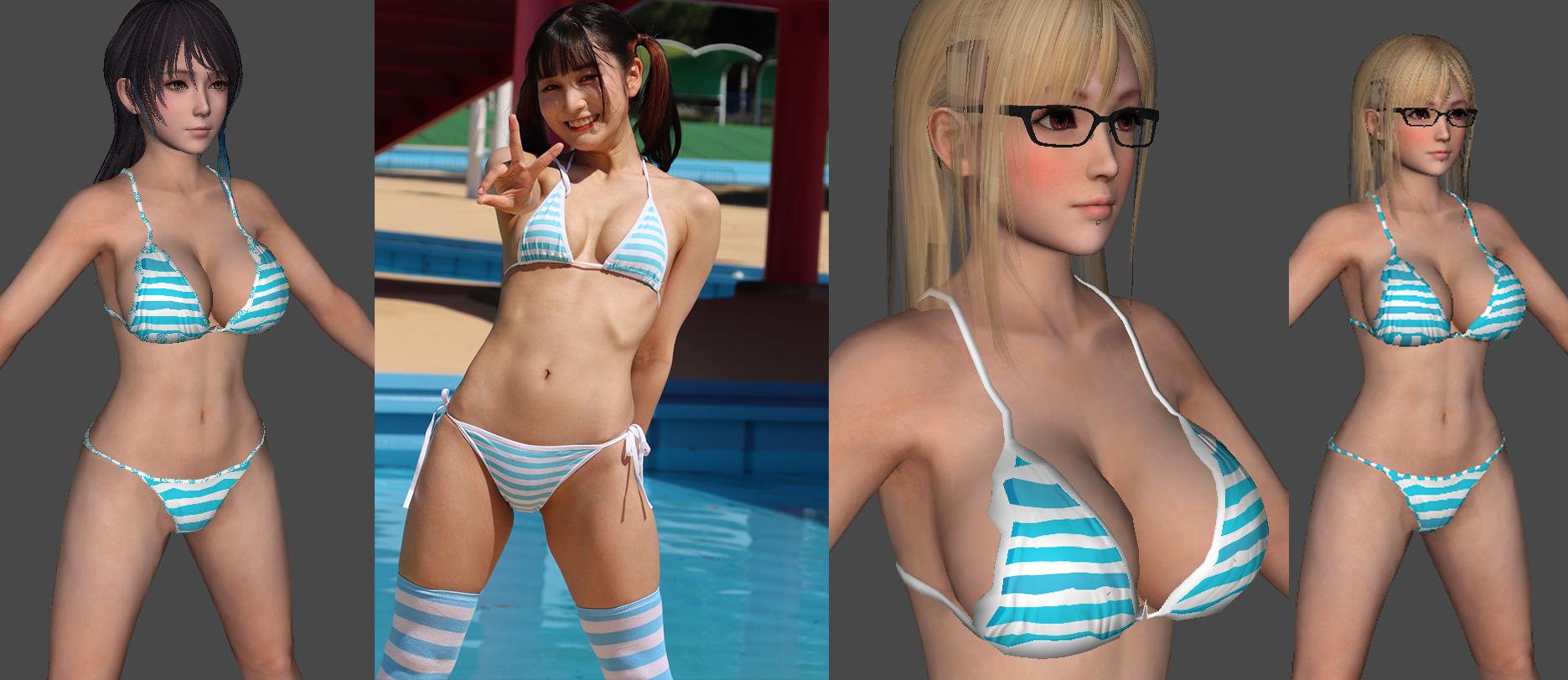 HONOKA FASHIONIST Kindai Mahjong Swimsuit Festival by patomite on DeviantArt