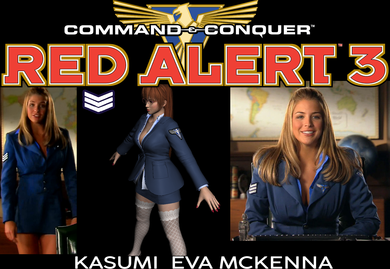 DOA5LR MOD KASUMI LIEUTENANT_EVA_MCKENNA by patomite on DeviantArt