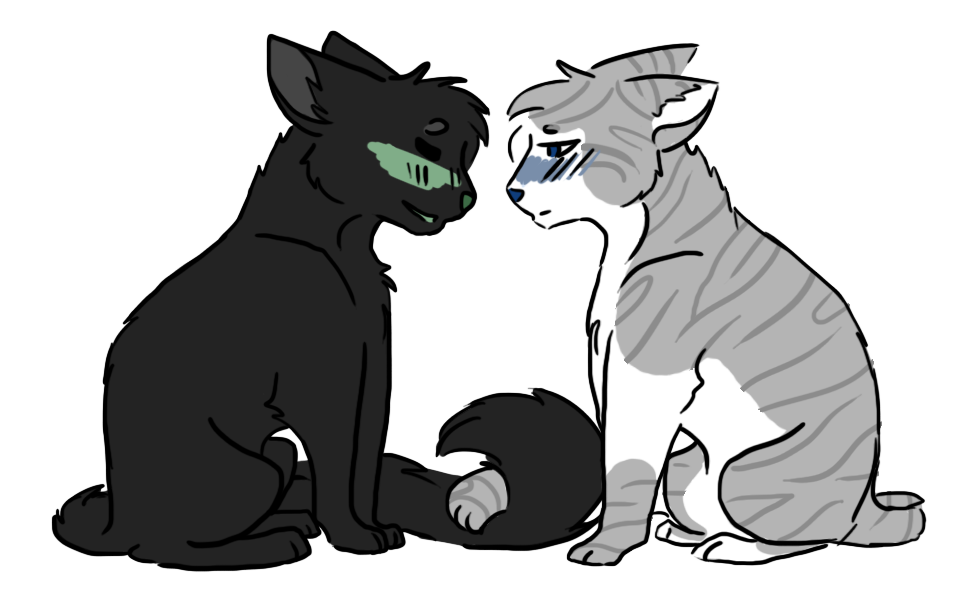 Hollyleaf x Ivypool by camilionkd on DeviantArt