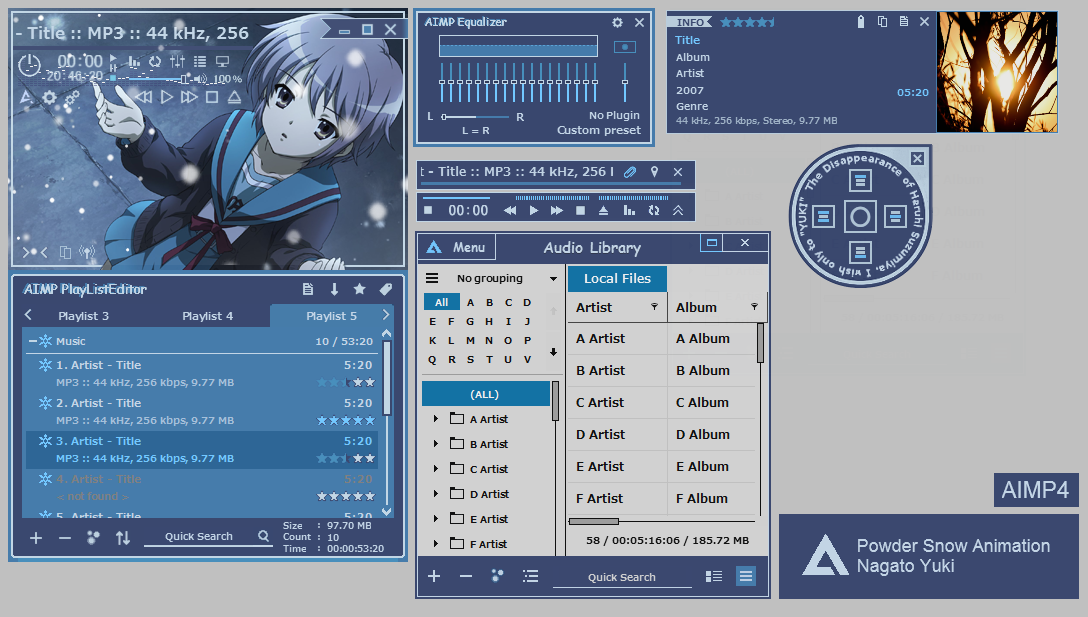 [Aimp4] [CSM] Powder Snow Nagato Yuki by Enoircerp on DeviantArt