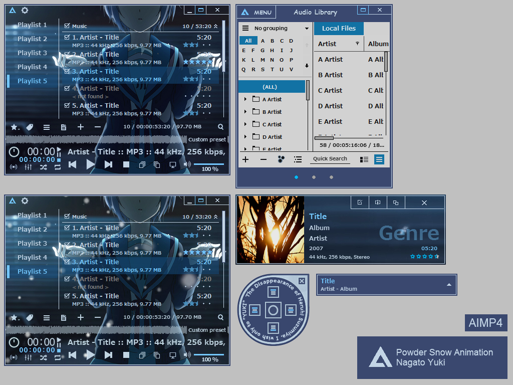 AIMP4 Skin by Enoircerp on DeviantArt