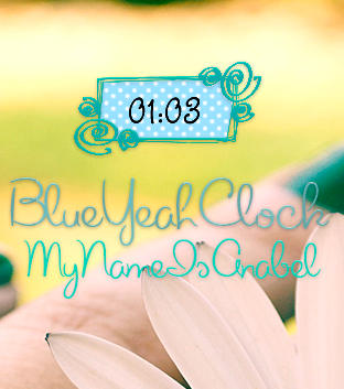 Skin For Rainmeter: BlueYeahClock by MyNameIsAnabel on DeviantArt