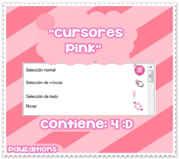 Cursores Pink by PauEditionsOfficial on DeviantArt