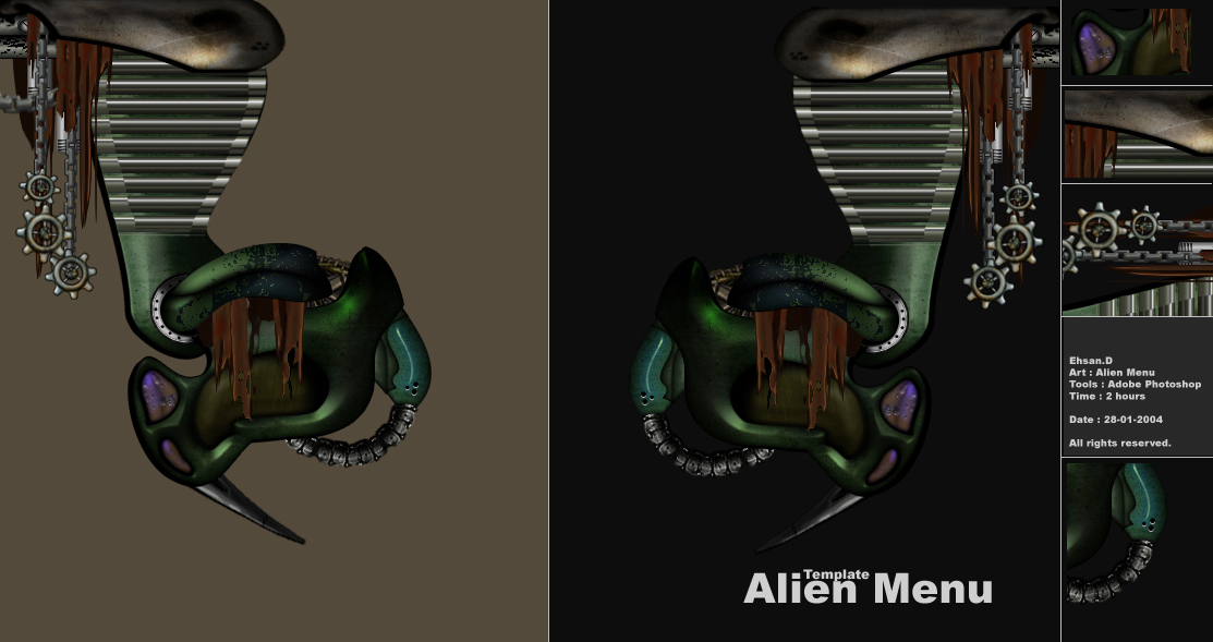 Alien Template by crazyzero on DeviantArt