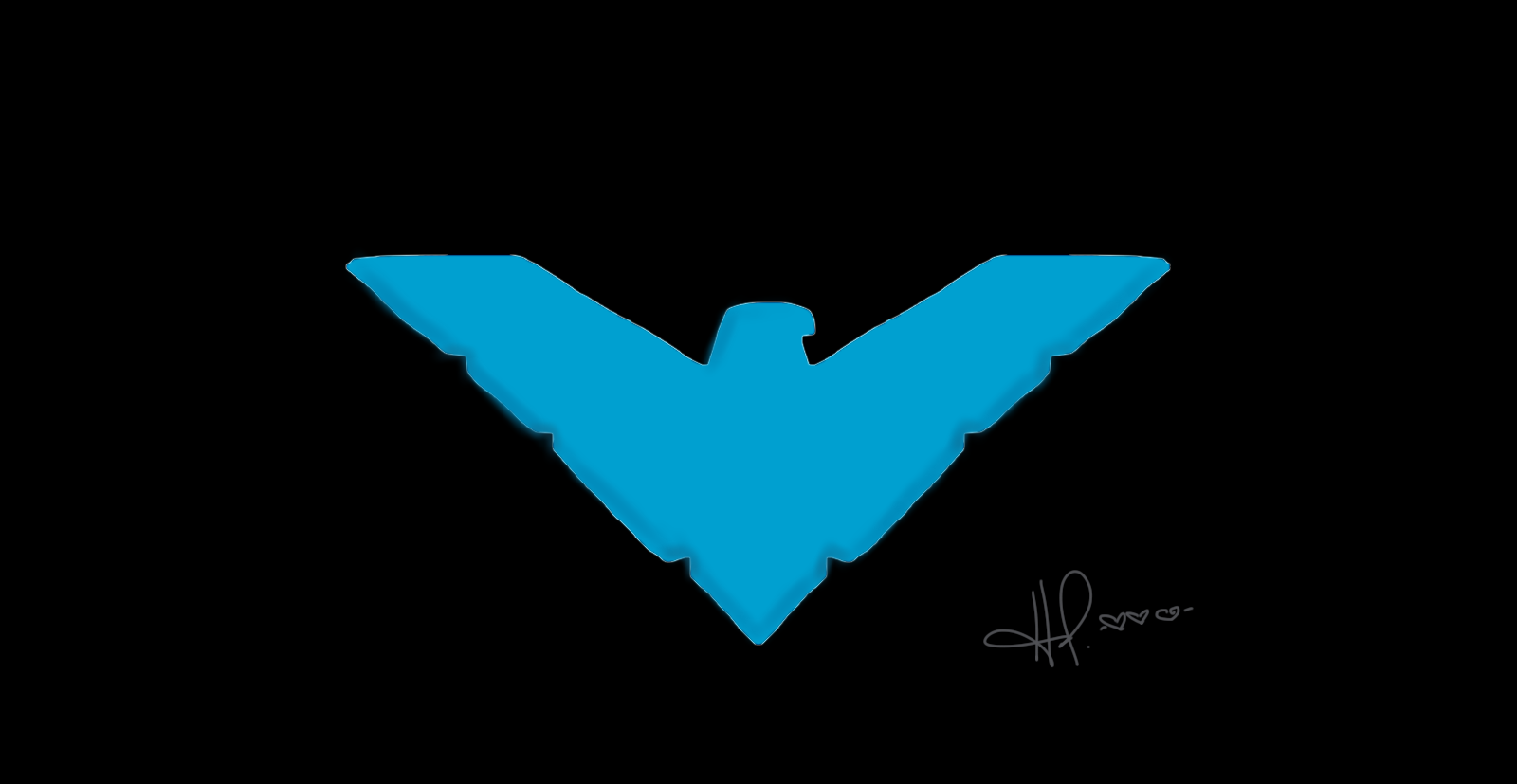 Nightwing symbol by StarfireFeelsDaAster on DeviantArt
