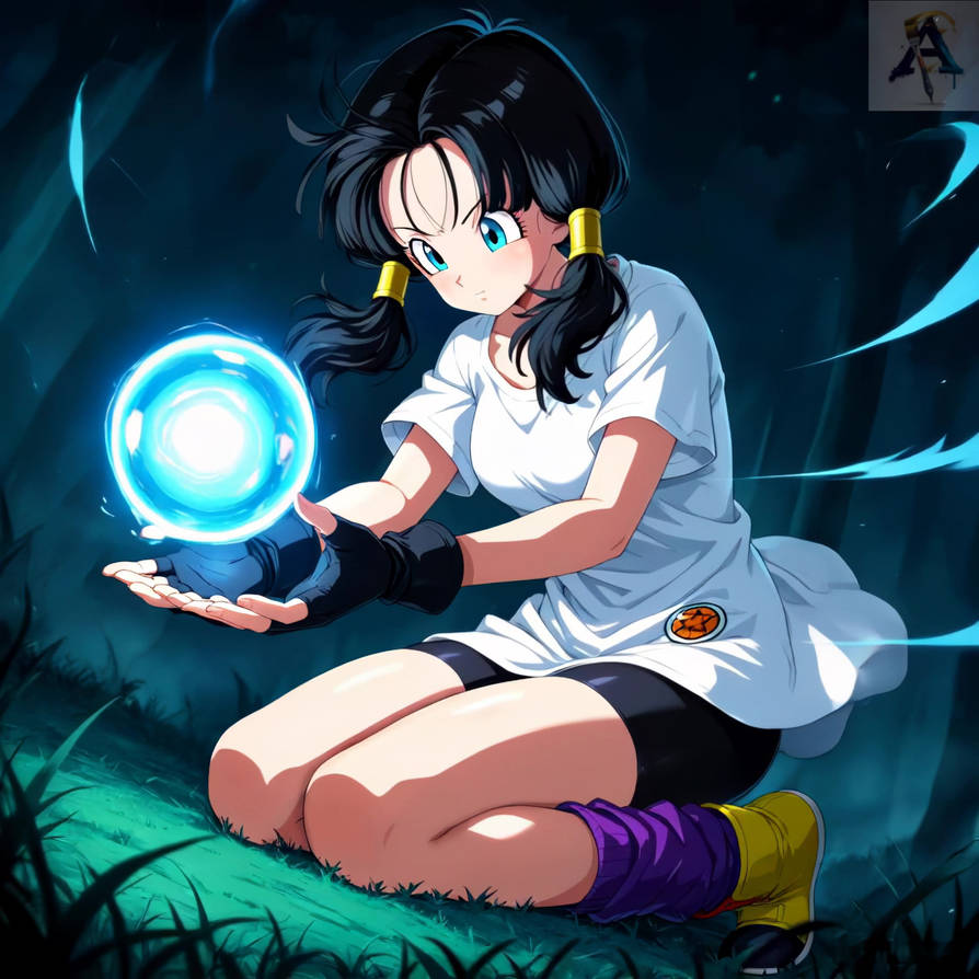 Videl Learns Ki (Animated) by IntiArt on DeviantArt