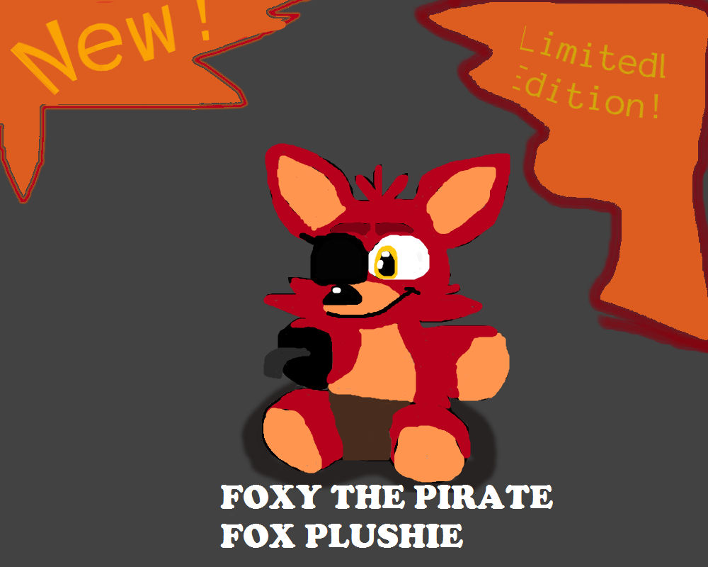 Foxy Plushie! by JustinCalhoun on DeviantArt