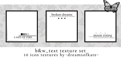 bnw_text_icons by dreamsofkate on DeviantArt