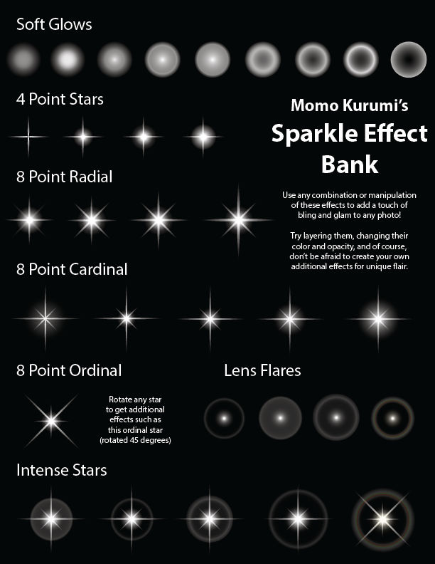 Sparkle Effects Stock Image by MomoKarinyo on DeviantArt