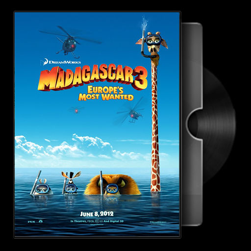 Madagascar 3: Europe's Most Wanted Folder Icon by Smly99 on DeviantArt