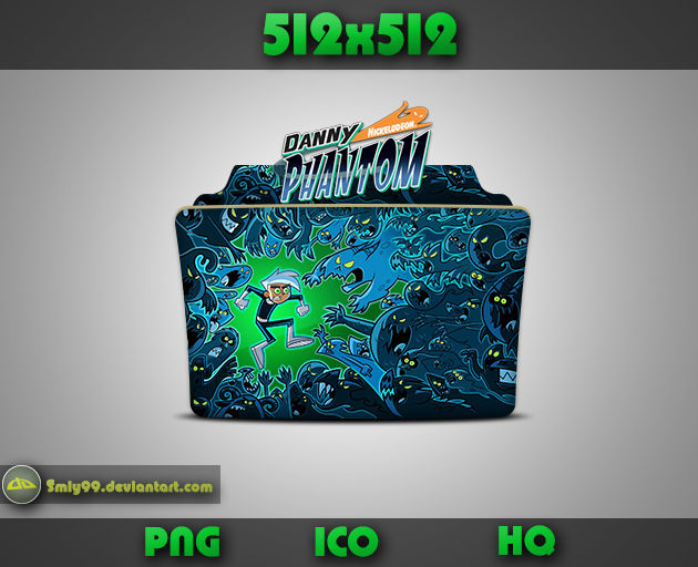 Danny Phantom Folder Icon by Smly99 on DeviantArt