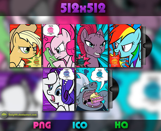 My Little Pony Pack 6 Special Edition Folder Icon by Smly99 on DeviantArt
