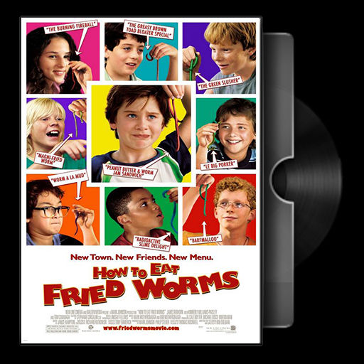How to Eat Fried Worms DVD Cover Icon by Smly99 on DeviantArt